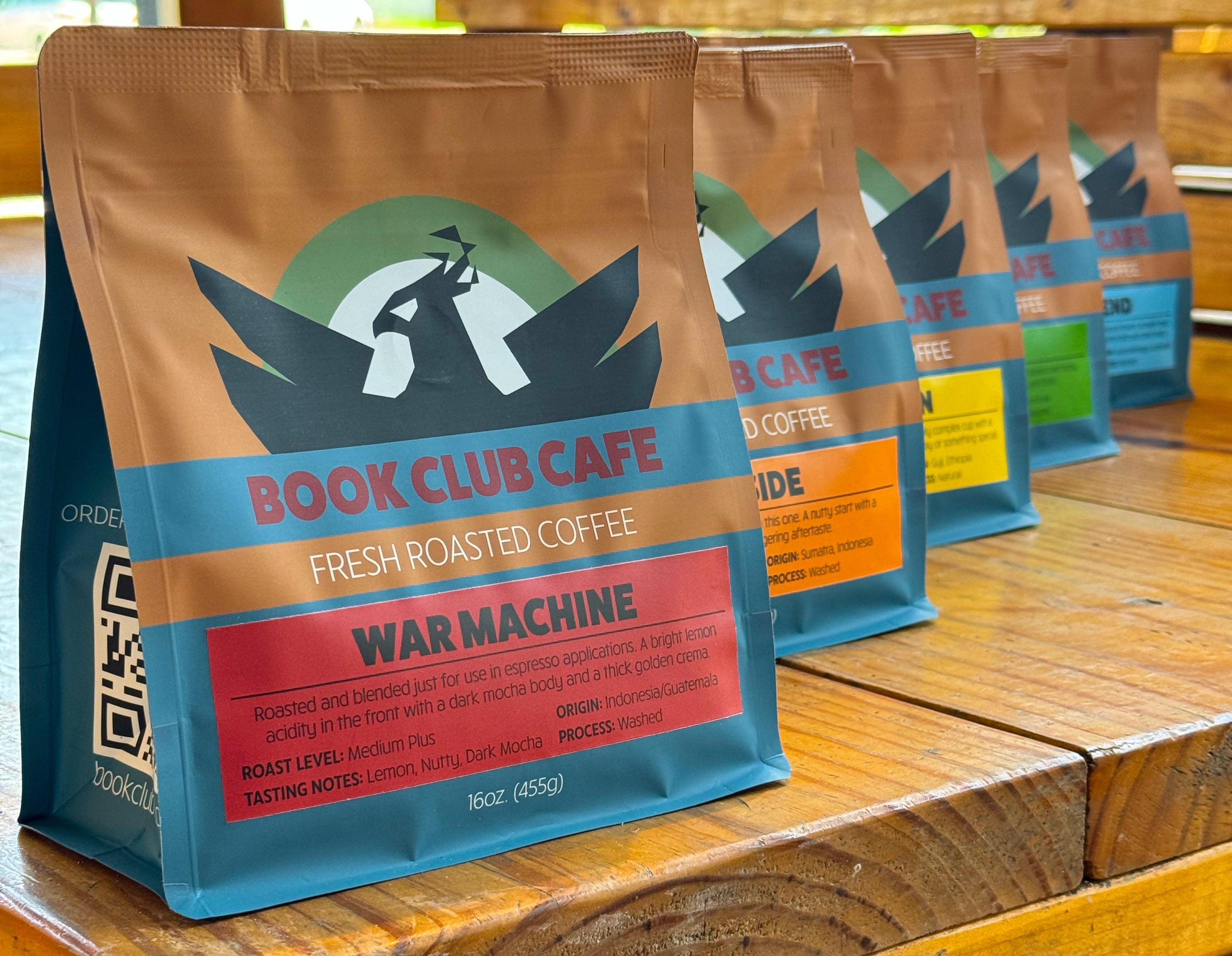 Fresh Roasted Coffee – Book Club Cafe